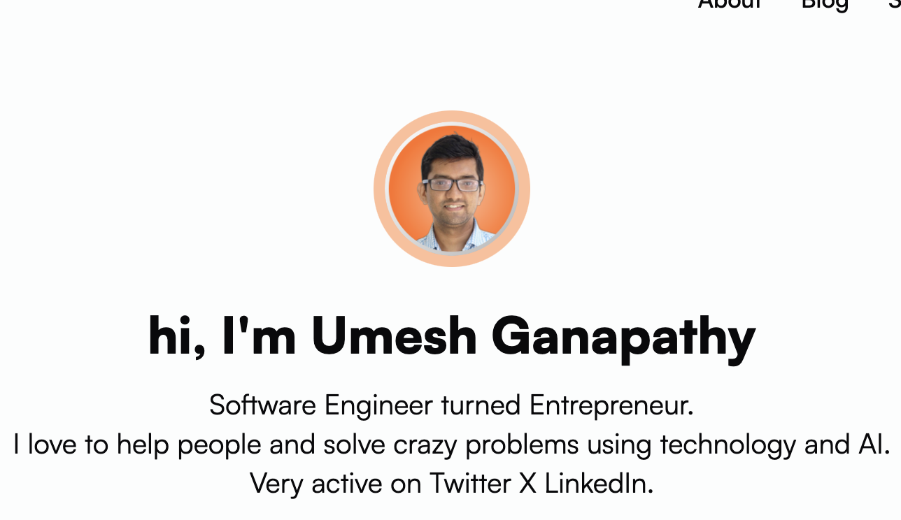 Home • Umesh Ganapathy